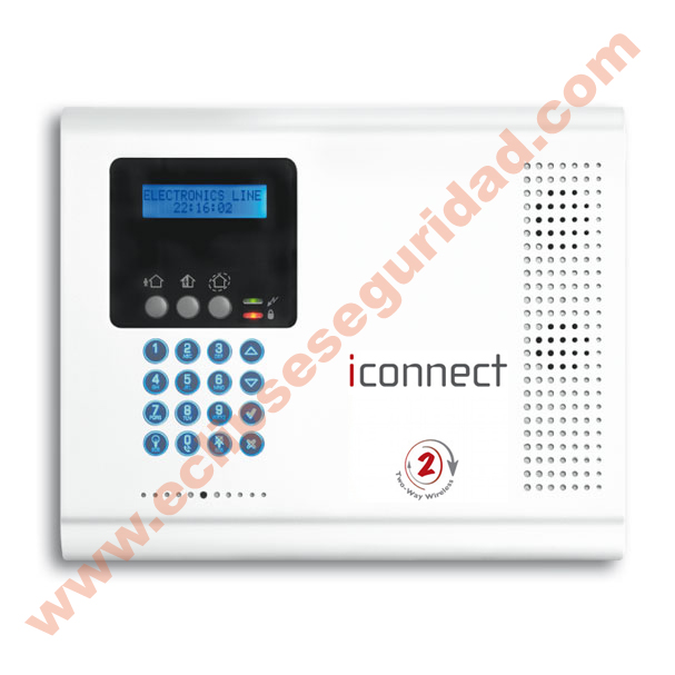 CENTRAL ICONNECT 2 VIAS CON TECLADO Y SIRENA INCORPORADOS - 242,84 ...